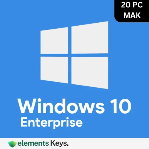 Buy Windows 10 Enterprise MAK Key 20 PCs – Lifetime License